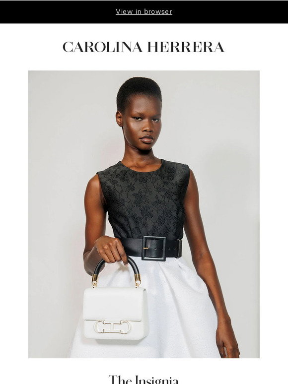 Carolina Herrera: This Season’s Must-Have Handbag: the Two-Tone ...