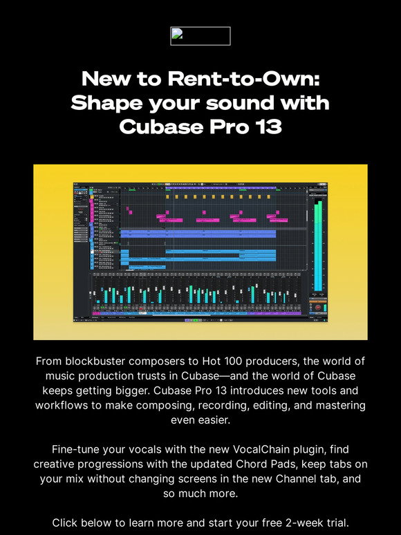 Splice: Steinberg’s Cubase Pro 13 is now on Splice | Milled