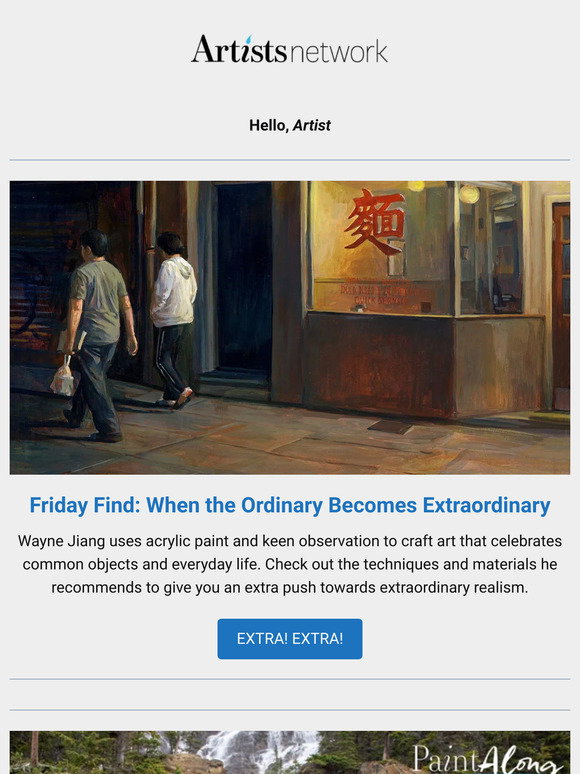 Artists Network: Master Realism in Acrylics | Milled