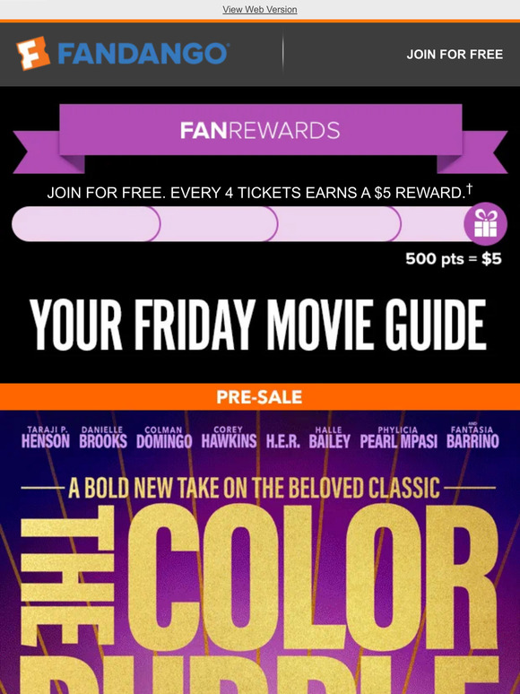 Fandango: Your Friday Movie Guide | Milled