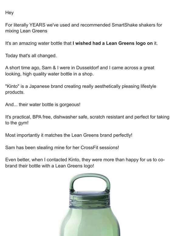 Lean Greens: 💚 [New Product] Aesthetically Pleasing Design | Milled