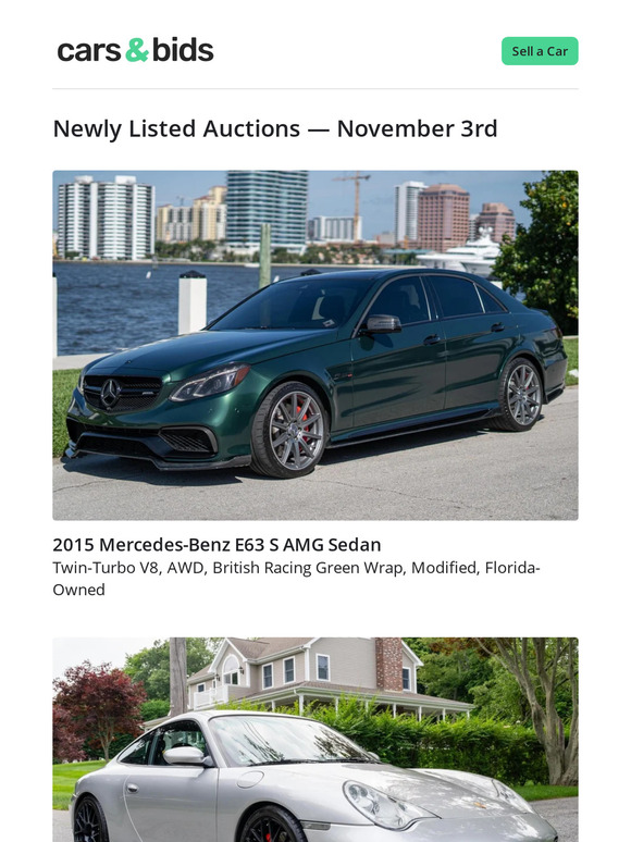 Cars & Bids: Cars & Bids Today | Milled