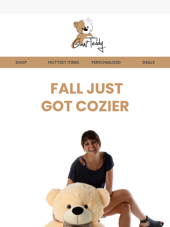 Giant Teddy: Fall in love with Cozy Cuddles 💝🧸 | Milled