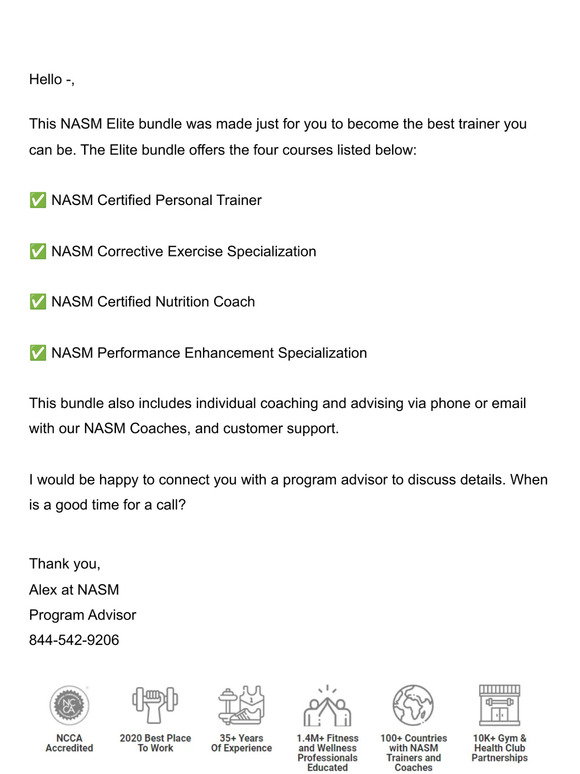 National Academy of Sports Medicine: Your NASM Elite Bundle | Milled