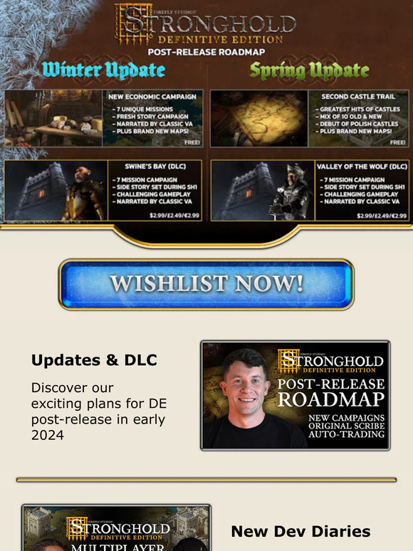 Stronghold Kingdoms: 🏰Stronghold: Definitive Edition Roadmap Reveal ...