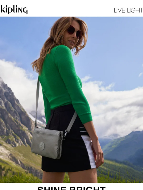 Kipling: SHINE BRIGHT with Bright metallic | Milled