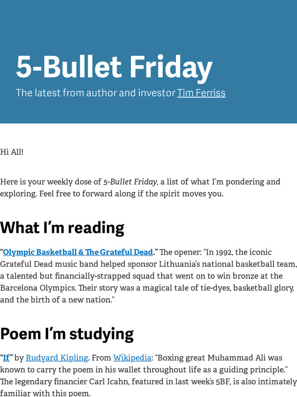 Telecom Italia: 5-Bullet Friday — November 3, 2023 | Milled