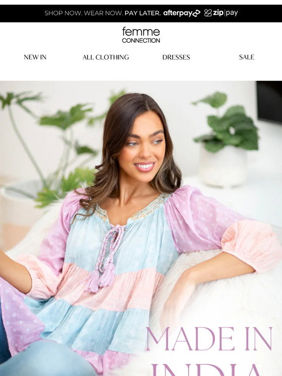 Femme Connection: A Taste of India: Introducing Our New 'Made in India ...