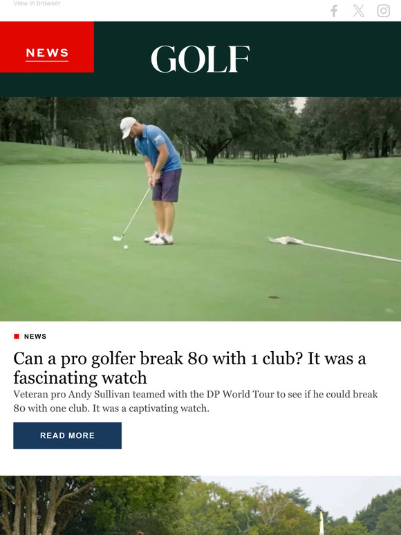 GOLF: 10 keys to master the *extra* short chip shot | Milled