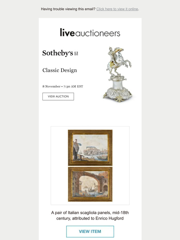 LiveAuctioneers: Sotheby's | Classic Design | The Silk Road | Milled