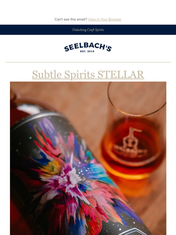 Seelbachs: Subtle Spirits STELLAR | Milled