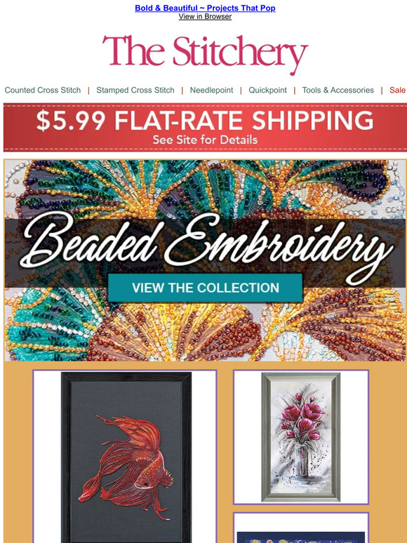 The Stitchery: Watch Your Projects Come to Life ~ Beadwork Kits are ...