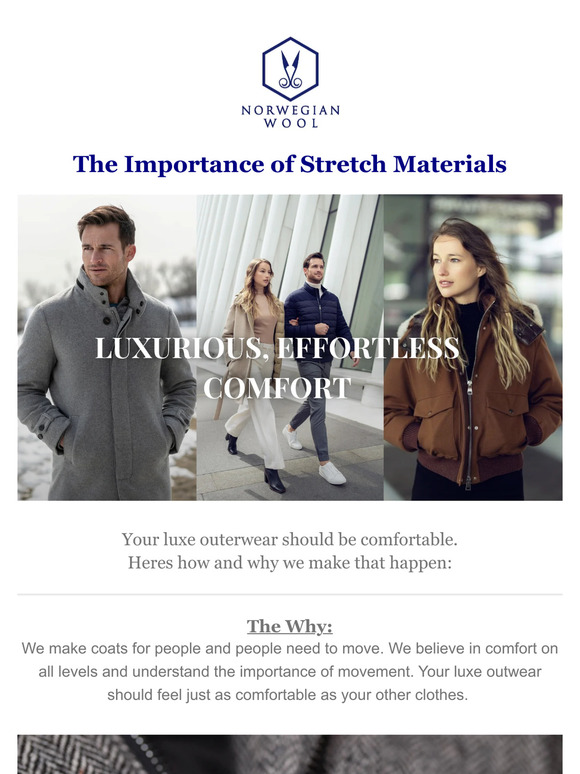 Norwegian Wool: The Importance of Stretch Materials | Milled