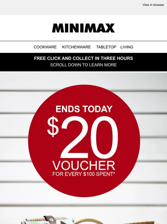 Minimax: Ends Today | Receive a $20 Minimax Voucher for Every $100 ...