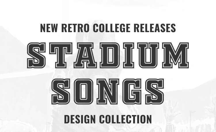 Vintage Brand: Now Available! "Football Stadium Songs" Collection | Milled