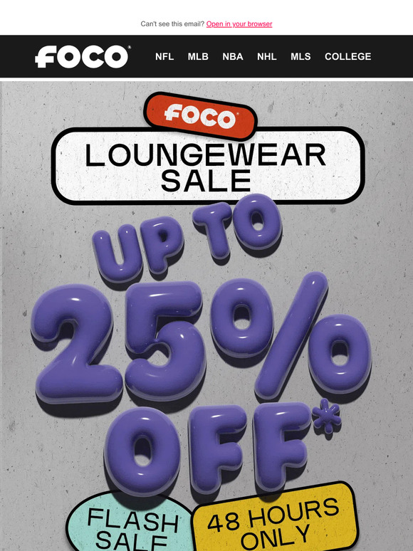 FOCO: Team loungewear at prices you'll love. 😍 | Milled