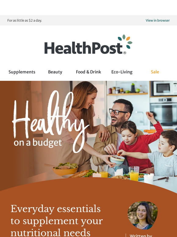 HealthPost: How to stay healthy on a budget | Milled