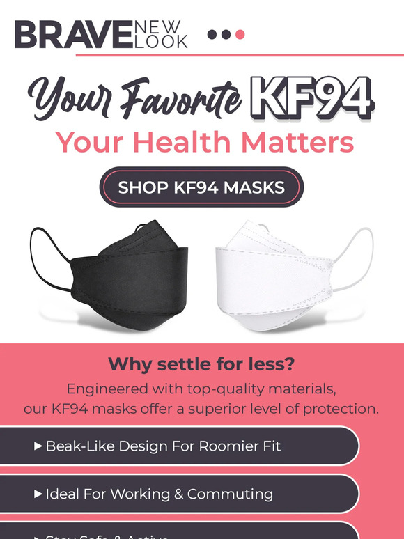 Brave New Look: ️ This Winter: Stay Safe With KF94 Masks! 💯 | Milled