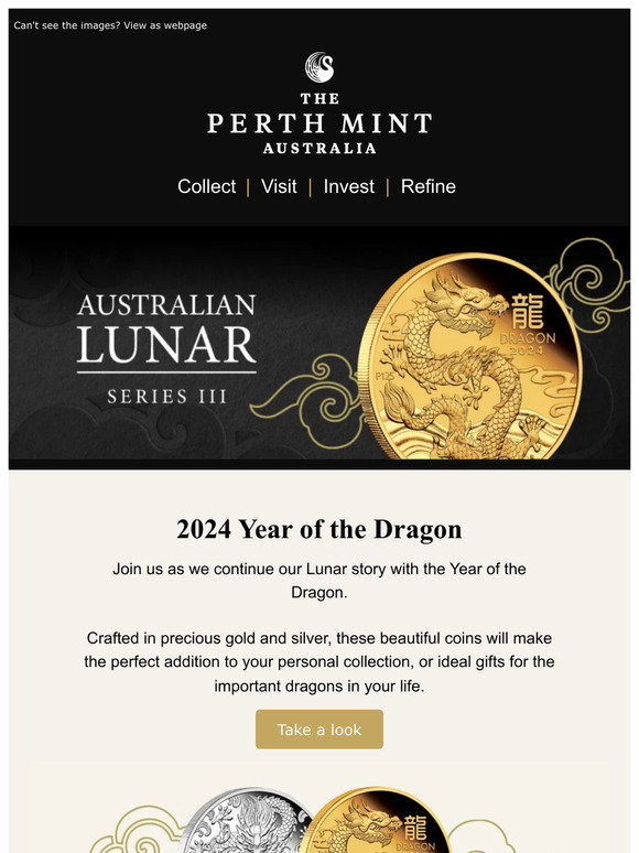 The Perth Mint: 🐉 Australian Lunar Series III | Milled
