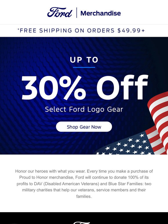 Ford: The Future Is Built Ford Proud And Ford Is Proud To Honor Our ...