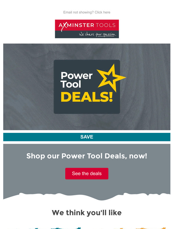 Axminster Tools: Power Tool Deals | Milled