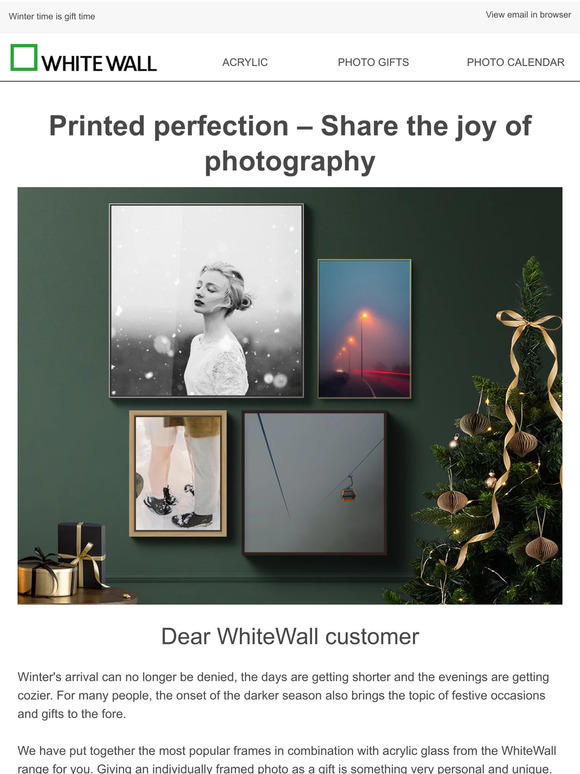 WhiteWall DE: Top combinations: Frames and acrylic glass | Milled