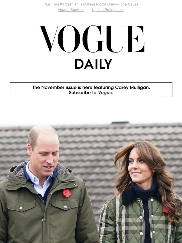 VOGUE: Kate Middleton and Prince William’s Couple Style? Matching ...