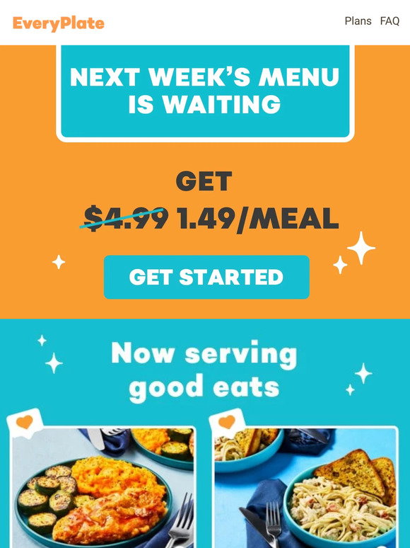 EveryPlate: See next week's menu 👀 | Milled