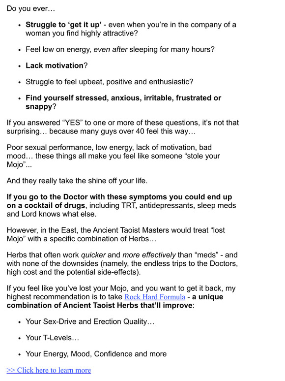 The New Alpha: Have You Lost Your Mojo? | Milled