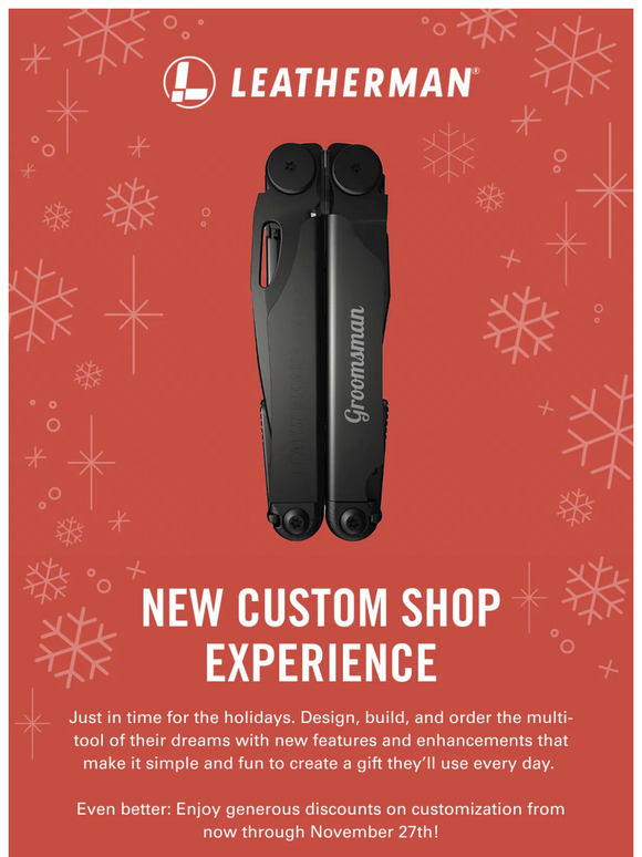 Leatherman: Introducing the new & improved Leatherman Custom Shop | Milled
