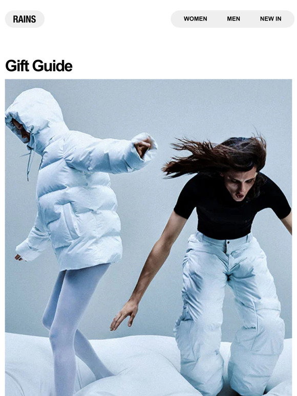 Rains UK: Now open: Gift Guide | Milled