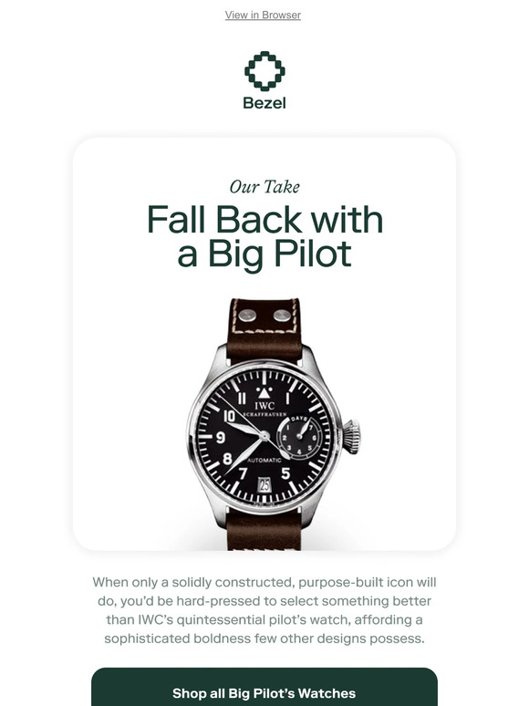 Bezel: IWC’s onion crown-equipped Big Pilot’s Watch | Milled