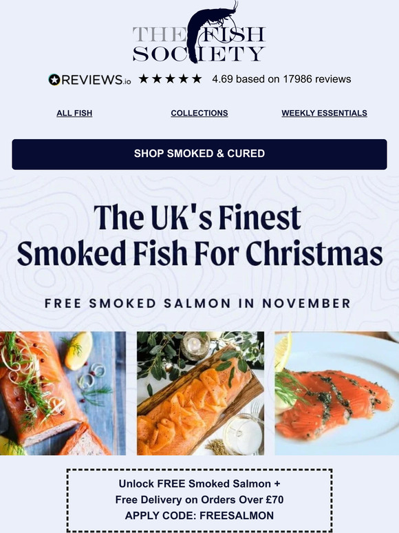 The Fish Society: The UK's Finest Smoked Fish For Christmas ⭐ | Milled