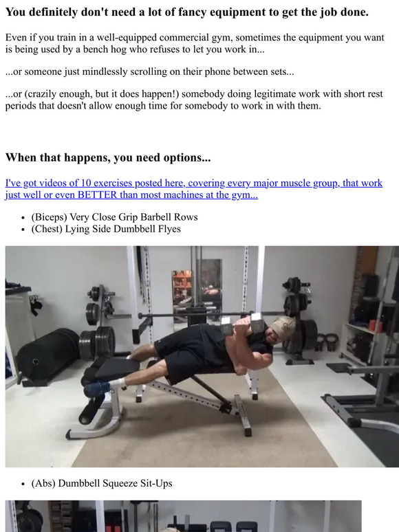 FitStep: Never wait for gym equipment again...10 of my best "weird ...