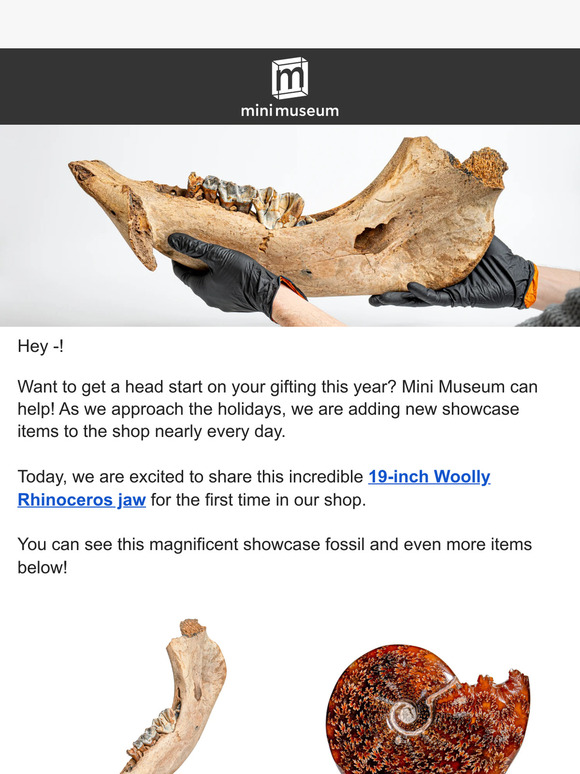 Mini Museum: 📣 Explore Today's New Showcase Specimens! | Milled