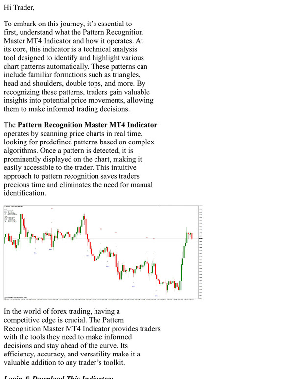 Forex MT4 Indicators: [Download] Pattern Recognition Master MT4 Indicator | Milled