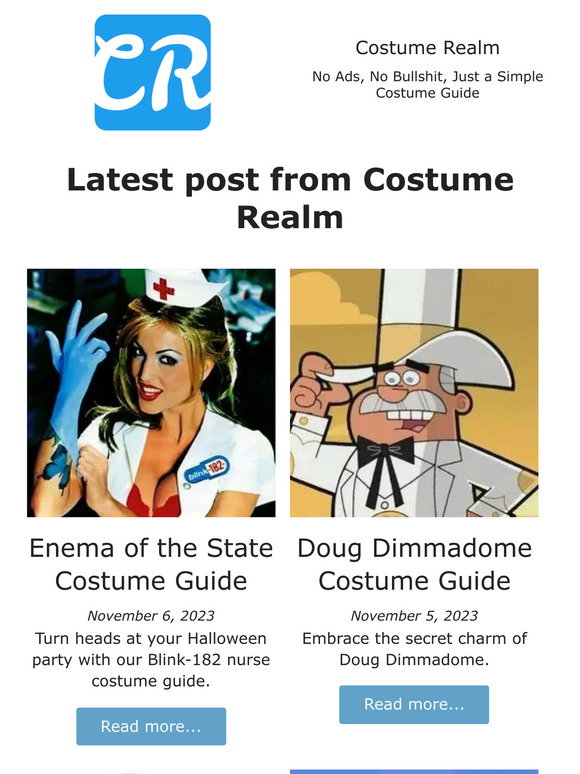 Costume Realm: Last Costume Ideas From Costumerealm.com | Milled