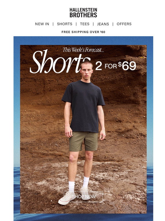 Hallenstein Brothers: 2 for $69 SHORTS ERA 🔥 | Milled
