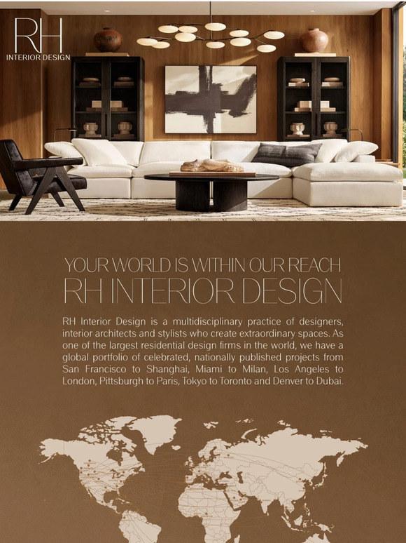 RH: Your Home, Reimagined. Discover RH Interior Design. | Milled