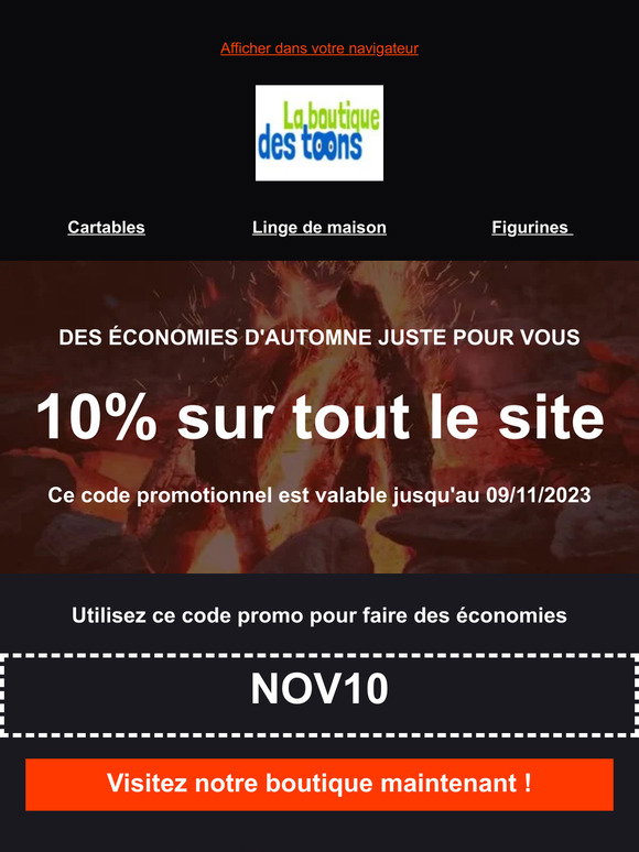 laboutiquedestoons.com: Profitez de 10% de remise exceptionnelle | Milled