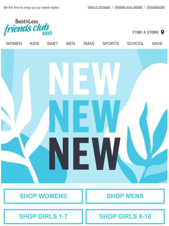 Best & Less: Take a look at what’s new! | Milled