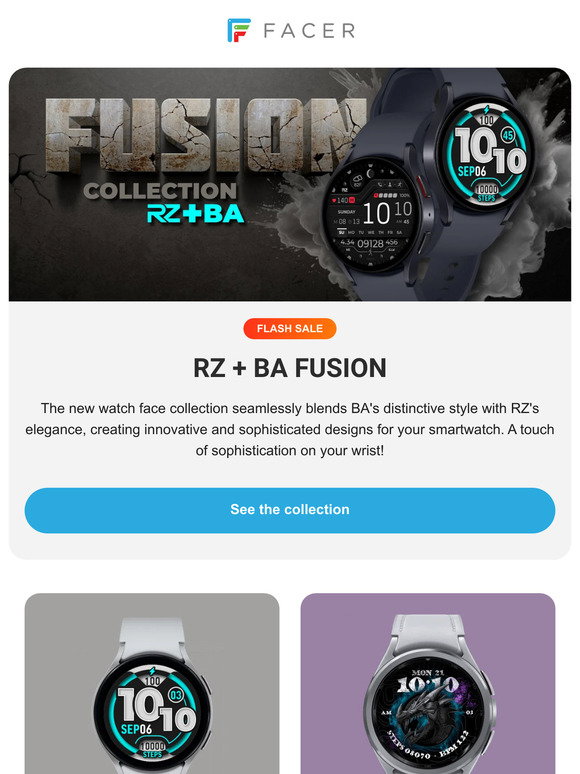 Facer: 🔥FLASH SALE - Collaborative BUNDLE of watch faces from RZ and BA ...