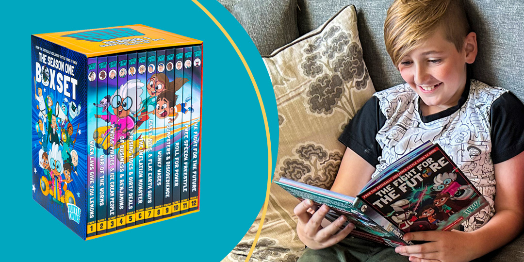 Tuttle Twins: 🚀 Launch Alert: Brand New Graphic Novel Boxed Set! | Milled