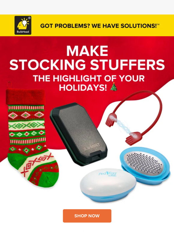 BulbHead: Unique and Practical Stocking Stuffers for Everyone on Your ...