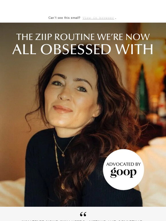 ZIIP Beauty: "The ZIIP routine we're now all obsessed with" | Milled