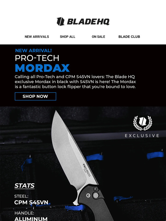 Blade HQ - Source: Pro-Tech Mordax Exclusive now available! | Milled