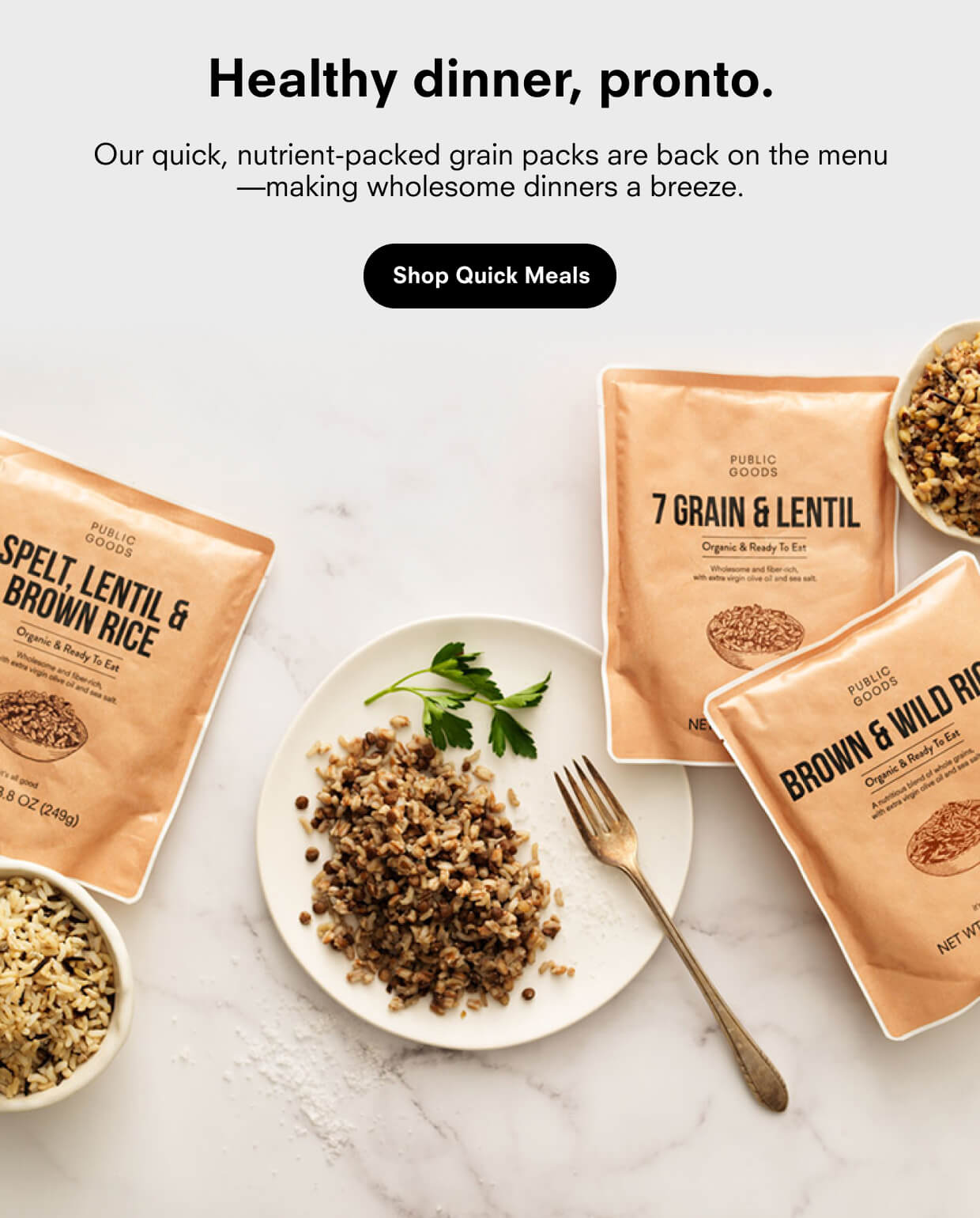 Public Goods: Grain packs are back. | Milled