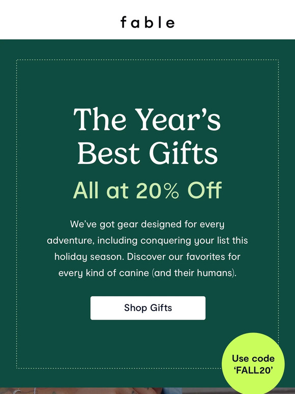 Fable Pets: A gift for every canine on your list 🎁 | Milled