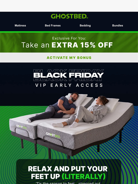 GhostBed: Relax and Put Your Feet Up (LITERALLY) | Milled