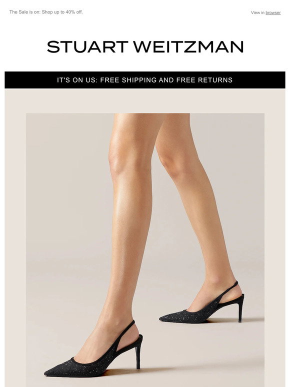 Stuart Weitzman: Up to 40% Off Wardrobe Essentials to Wear With ...